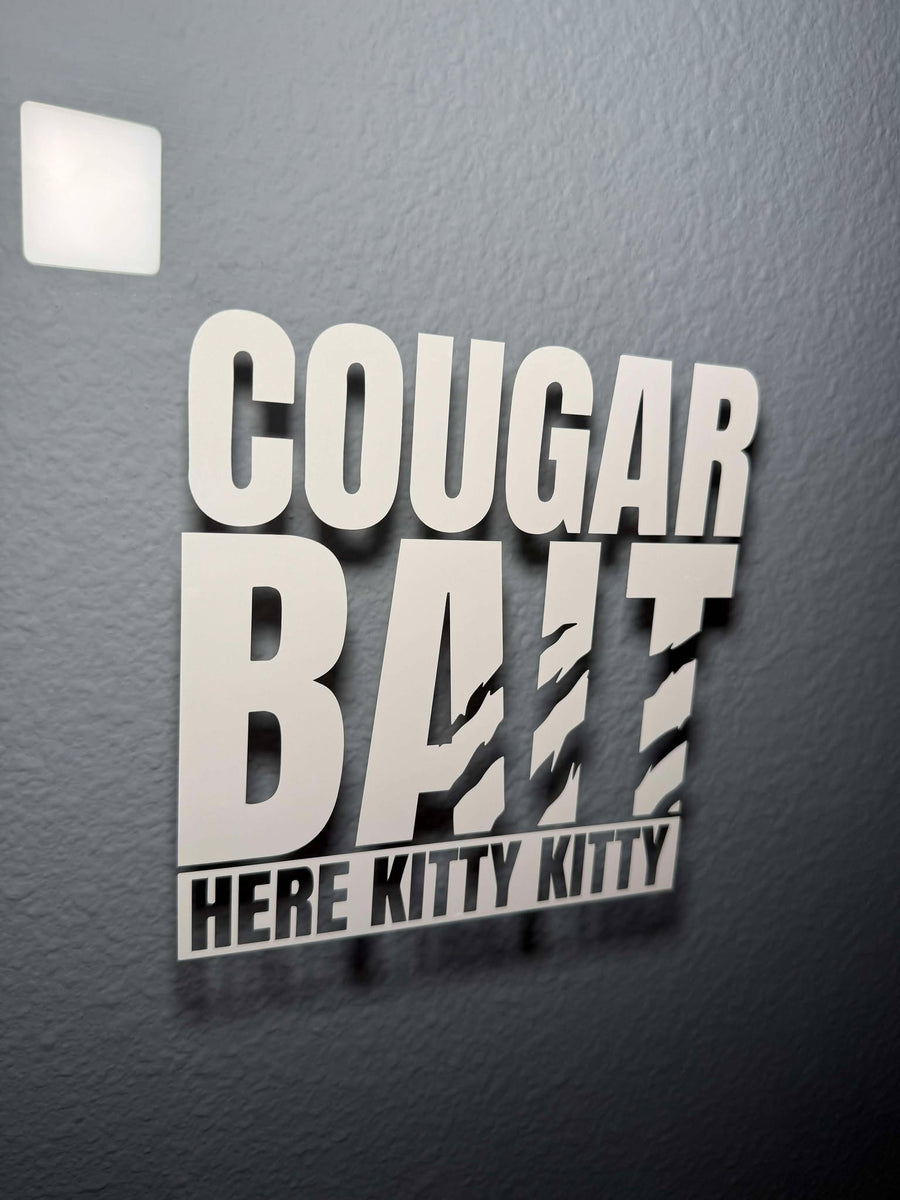 Cougar Bait Sticker Decal – Luckless Outfitters