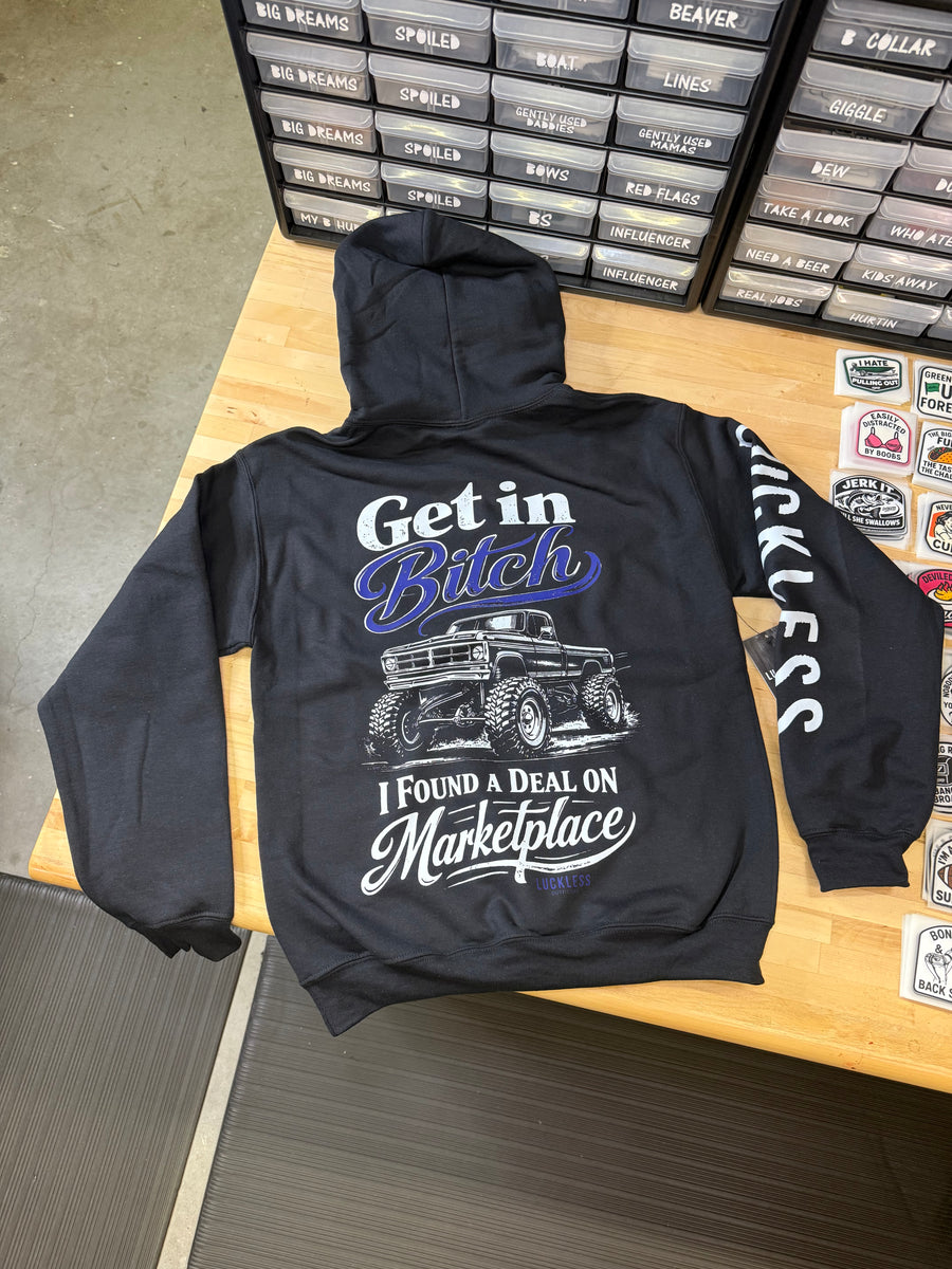 Deal On Marketplace Hoodie – Luckless Outfitters