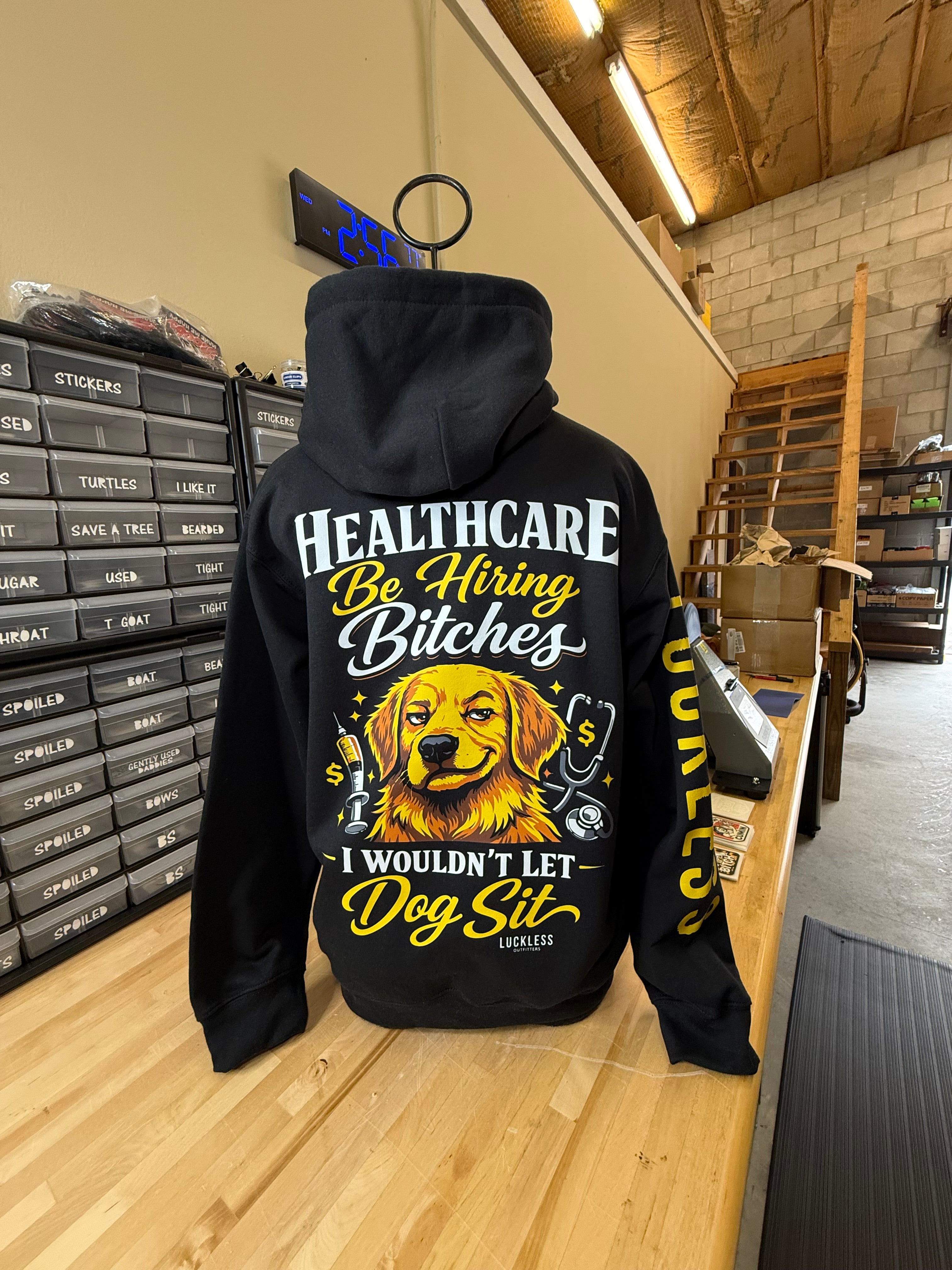 Dog Sit Hoodie – Luckless Outfitters