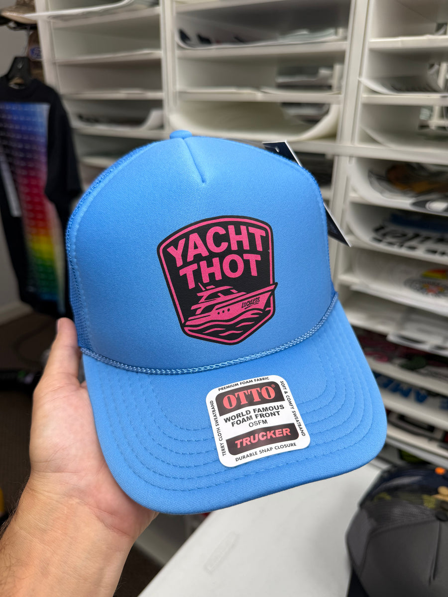Yacht Thot Trucker Hat – Luckless Outfitters